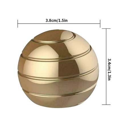 Electronicheart Spinning Toy Home Desktop Aluminum Gyroscope Ball Party ...