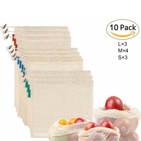 Pure Cotton Mesh Bag Organic Cotton Mesh Bag Customizable Beam Mouth ...