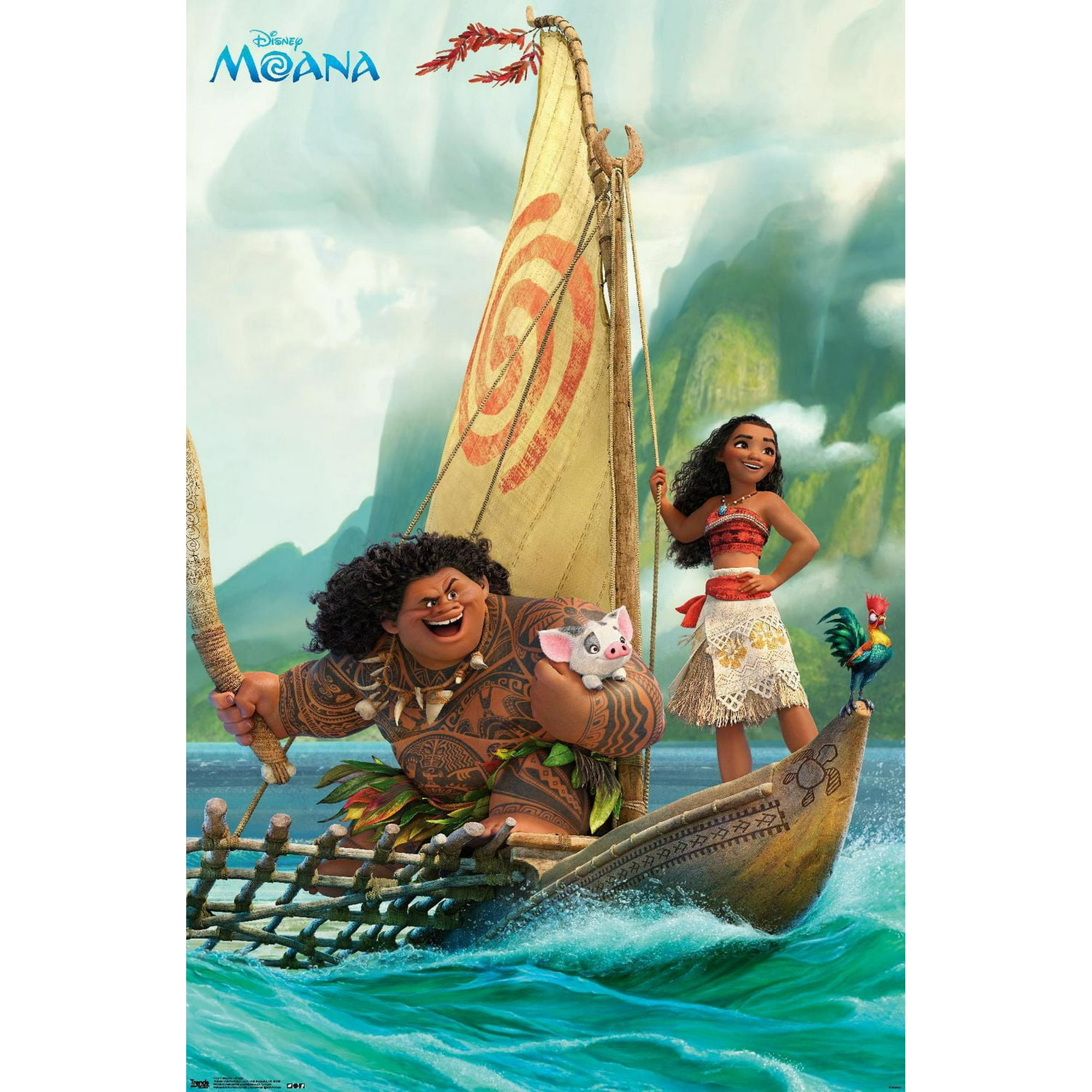 Click here for Trends International Disney Moana - Group Wall Pos... prices