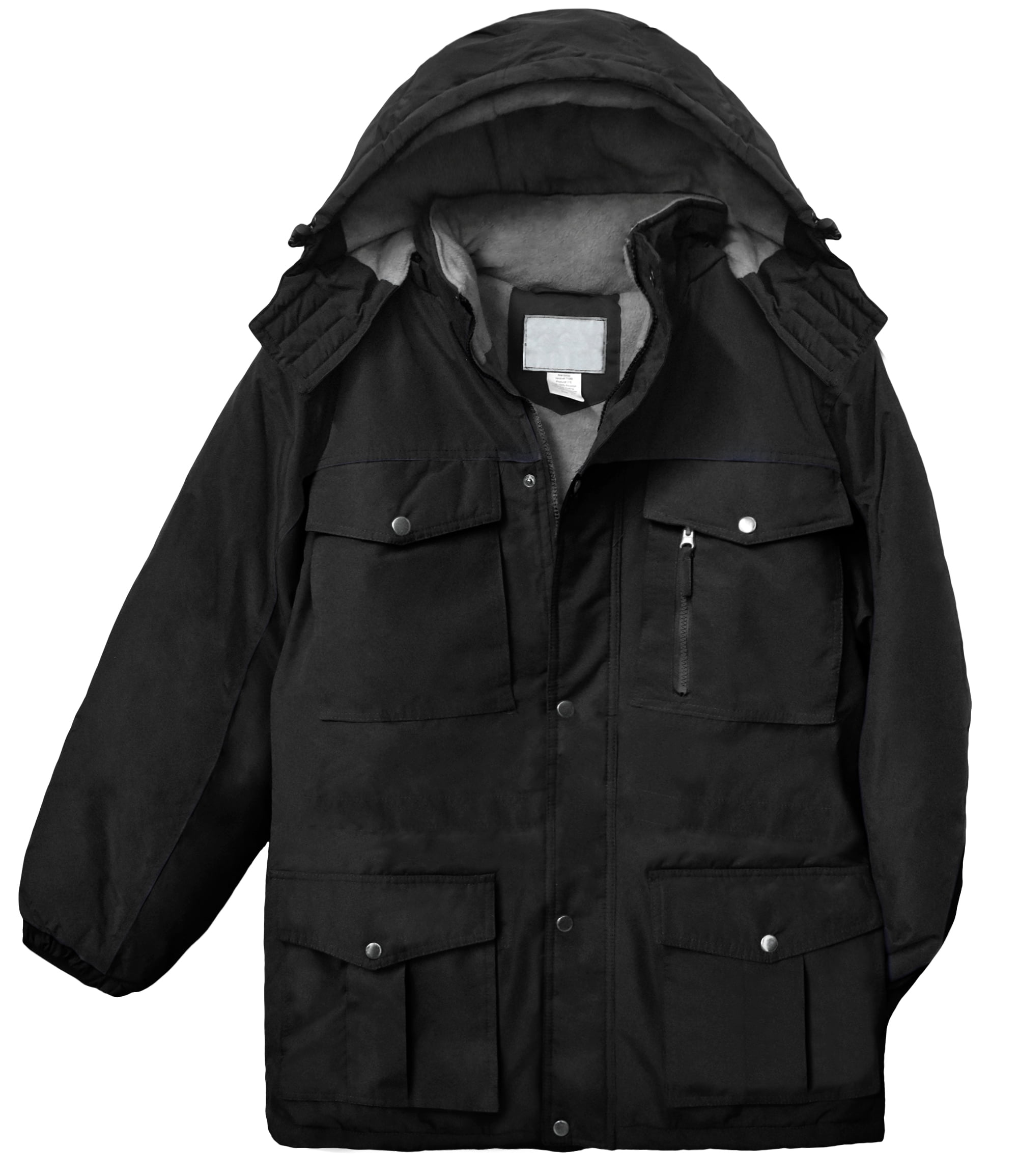 Victory Outfitters Men's Color Block Hooded Insulated Parka Jacket ...