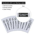 20pcs Handmade with Love Sewing Labels Embroidered Label Tags for Sew ...