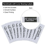 20pcs Handmade with Love Sewing Labels Embroidered Label Tags for Sew ...