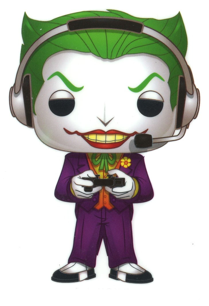 Funko DC Batman 80th The Joker Sticker [Gamer] - Walmart.com