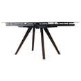 LiviNest Retractable Sintered Stone Dining Table, Expandable 55.12" to ...