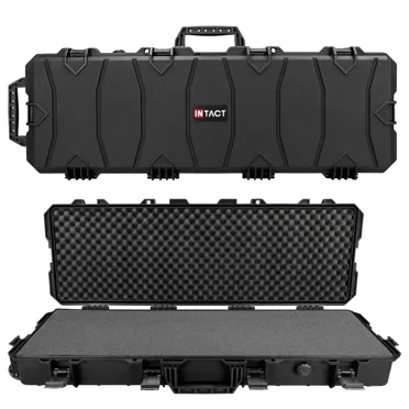 VEVOR 50-Inch Lockable Hard Rifle Case – Waterproof, Crushproof, and ...