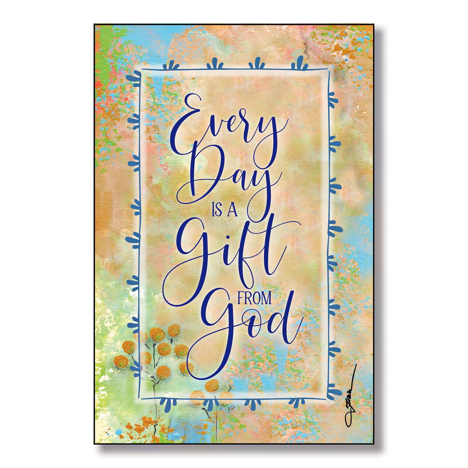 Every Day is a Gift Wood Plaque with Inspiring Quotes 6"x9" - Classic ...