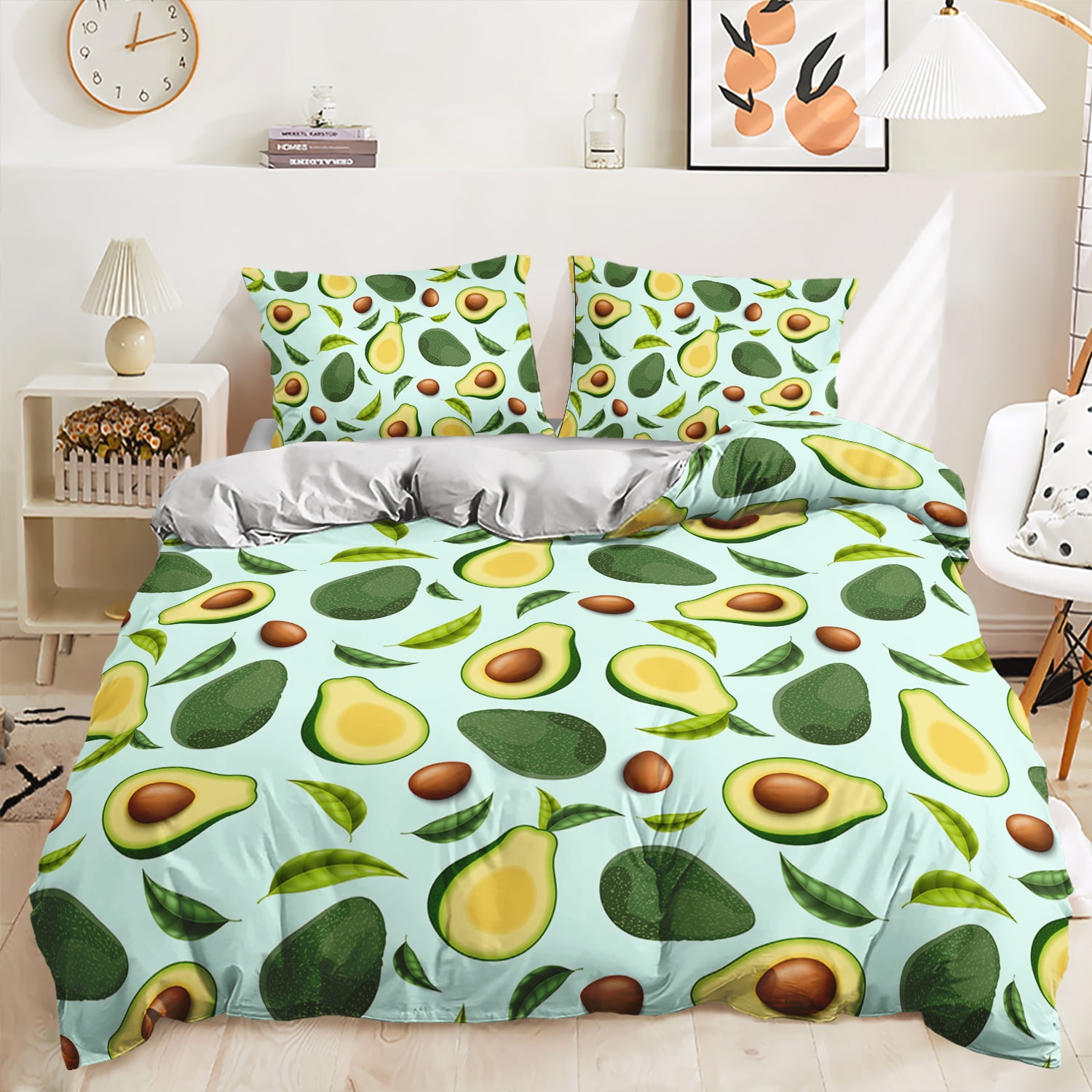 Hosima 3-Piece 3D Digital Duvet Cover With Pattern Composed Of Multiple ...