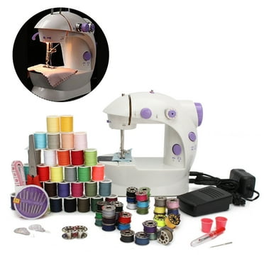 KPCB Sewing Machine with 42 PCS Sewing Kit and Extension Table (Orange ...