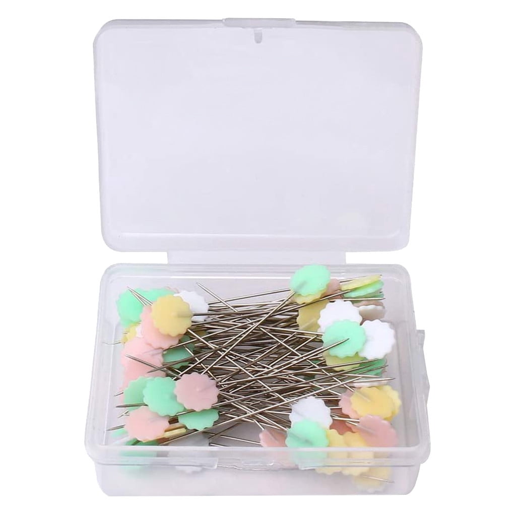 iOPQO Office Flower Flat Boxed Beedle Sewing Positioning Pin needle ...