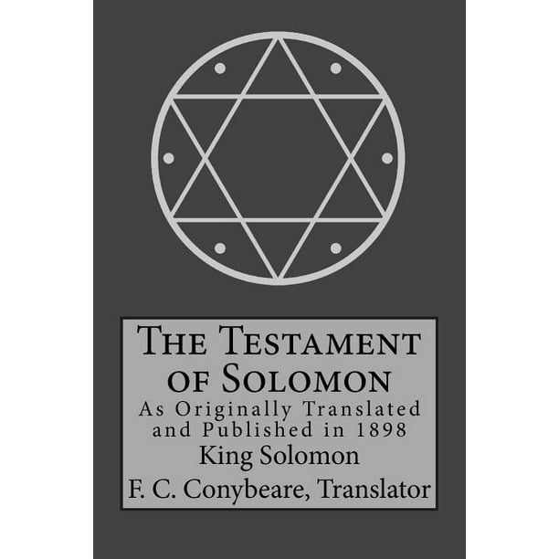 The Testament of Solomon (Paperback) - Walmart.com