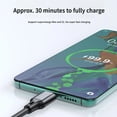 90 Degree Angled Type C Charging Cable Fast Speed Data Transfer Cord ...
