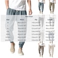 Cargo Pants Men Dqueduo Men's Linen Pants with Casual Pockets Linen ...