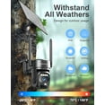 HestiaGuard 4G LTE Cellular Security Camera Solar Powered with Built-in ...