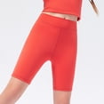 Afdoent Girls Shorts High Waist Breathable Stretch Yoga Shorts For ...