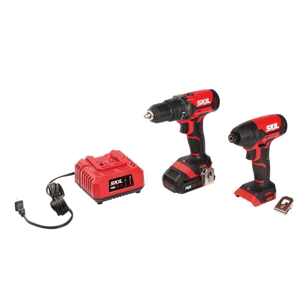 Skil CB739001 20 Volt PWRCORE20 Brushless Lithium-Ion 1/2 in. Cordless ...