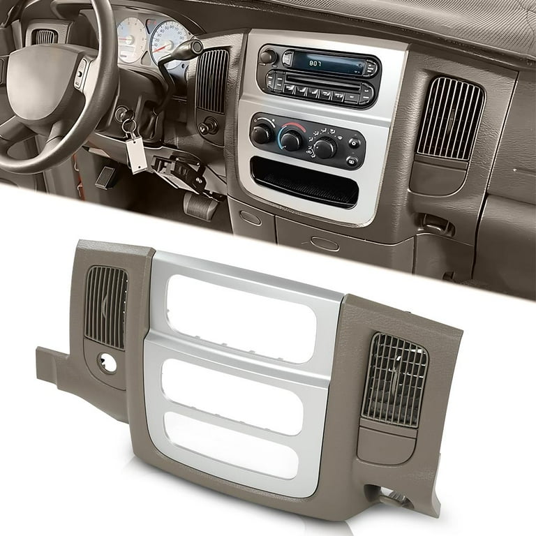 G Plus Center Dash Trim Bezel Radio Surround Panel 4x4 Fit For Dodge RAM 2002 2005 Dash Cover