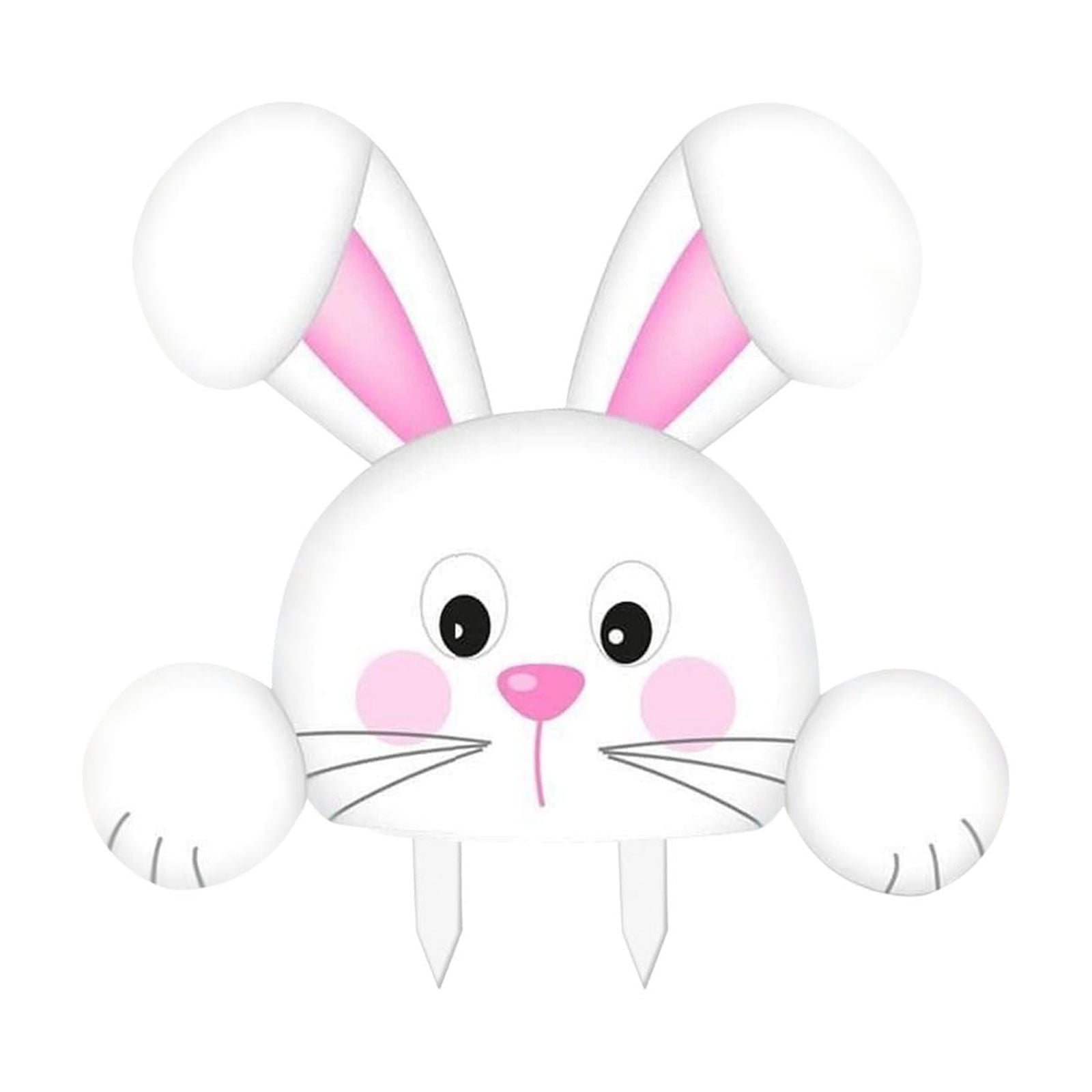 Click here for Onikri Easter Bunny Yard Sign With Wooden Stake Ou... prices