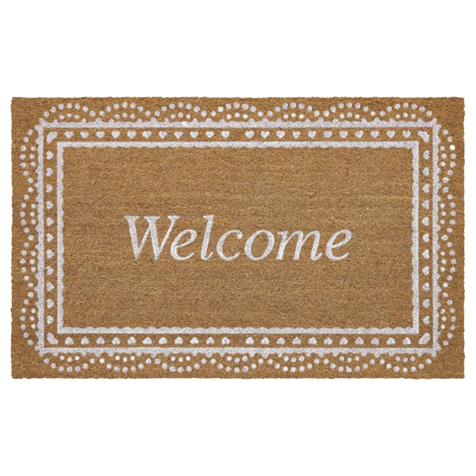 Click here for Voguev Bunny And Spring Flowers Coir Doormat  Natu... prices