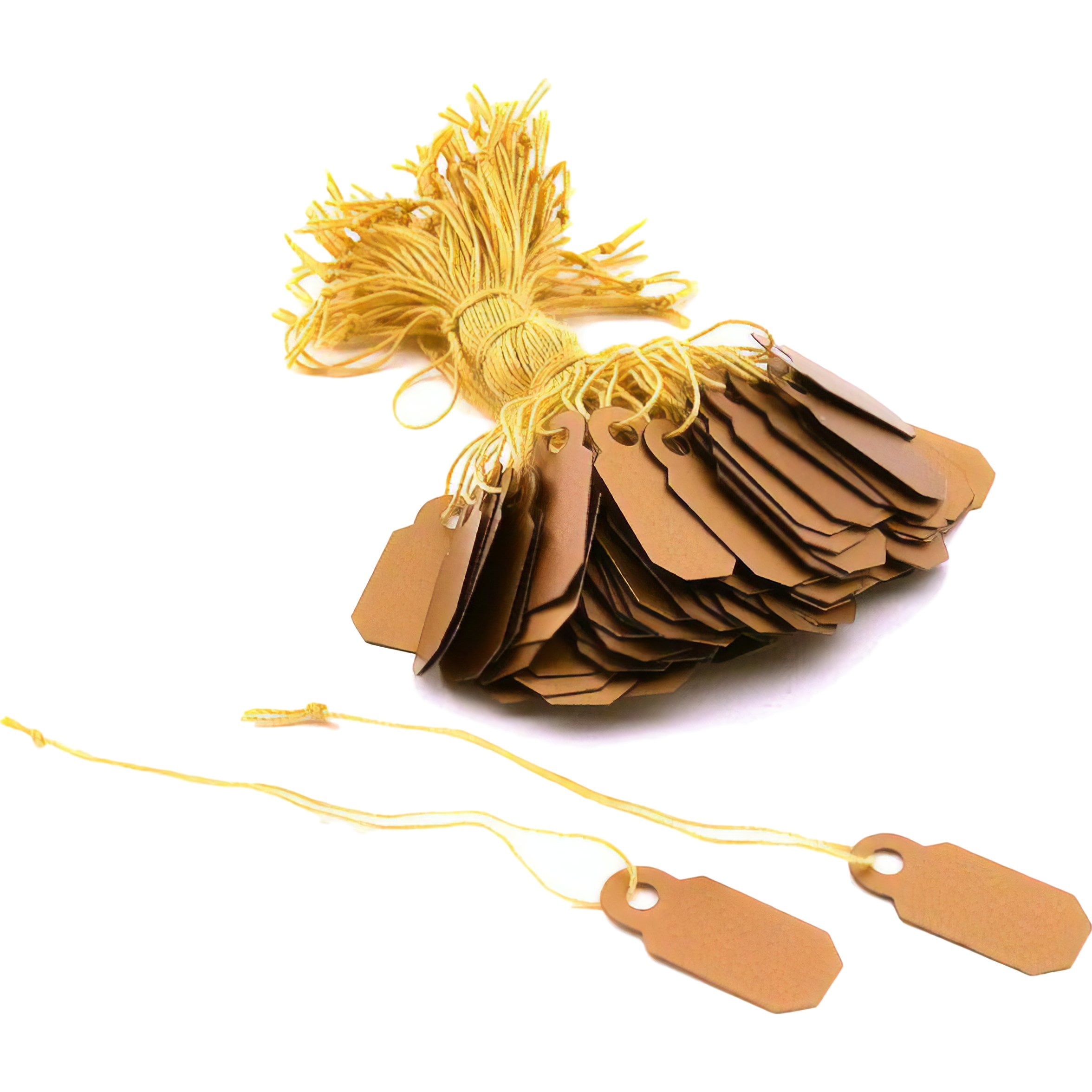 100 Gold String Price Tags Jewelry Ring Sale Display - Walmart.com