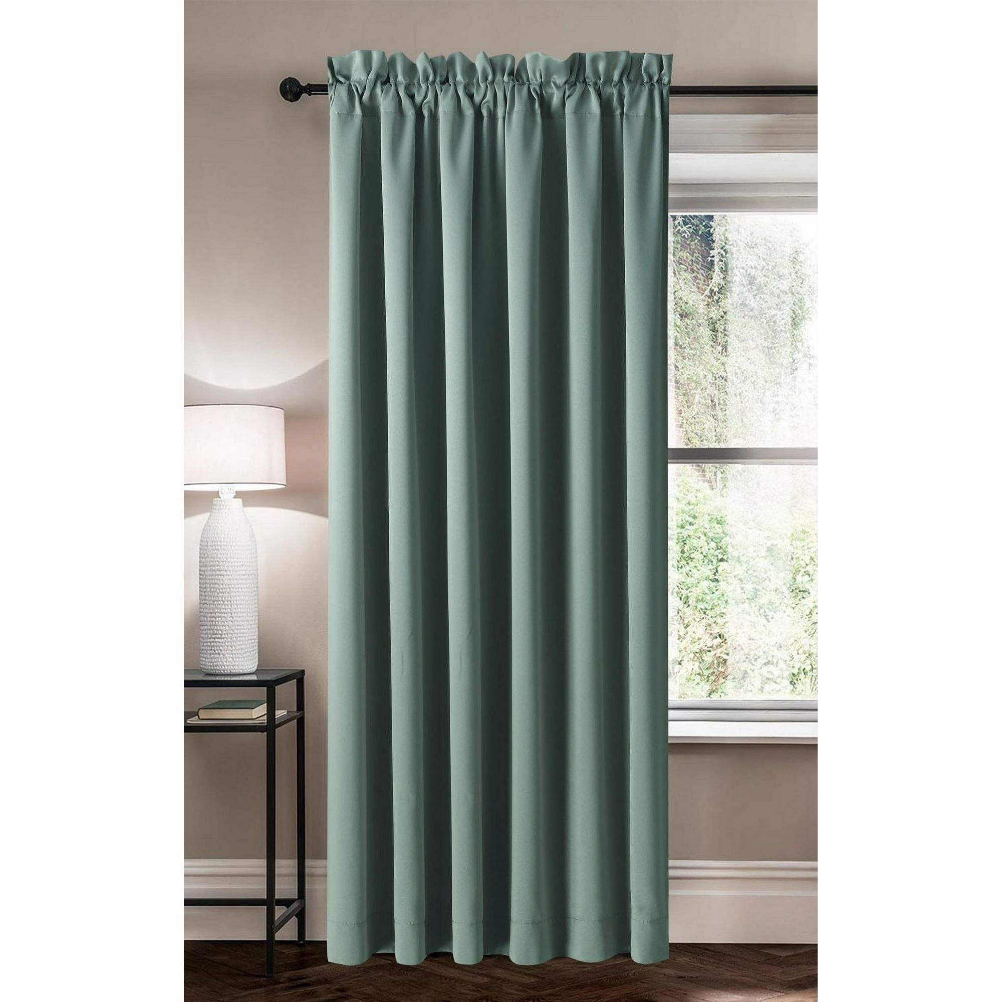 Click here for Swift Home 1 Piece Room Darkening Rod Pocket Curta... prices