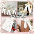 6 Pcs Valentines Candlestick Bows Decor Bow for Table Self Adhesive ...