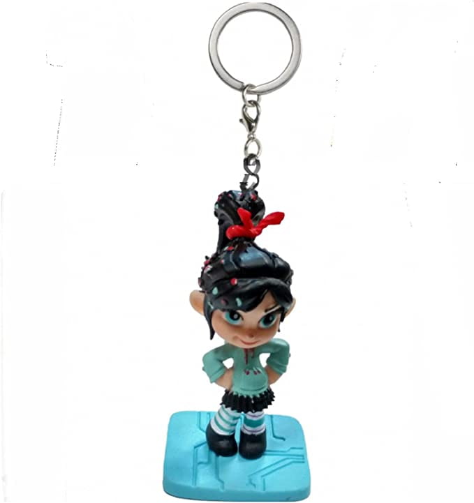 Vanellope Van Schweetz 2" PVC Key Ring Keychain Figure Wreck it Ralph ...