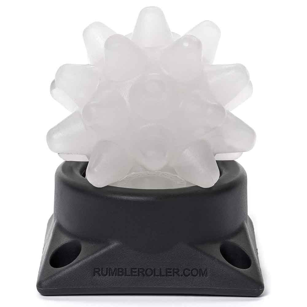 RumbleRoller Beastie Massage Ball with Base-Original (Clear) - Walmart.com