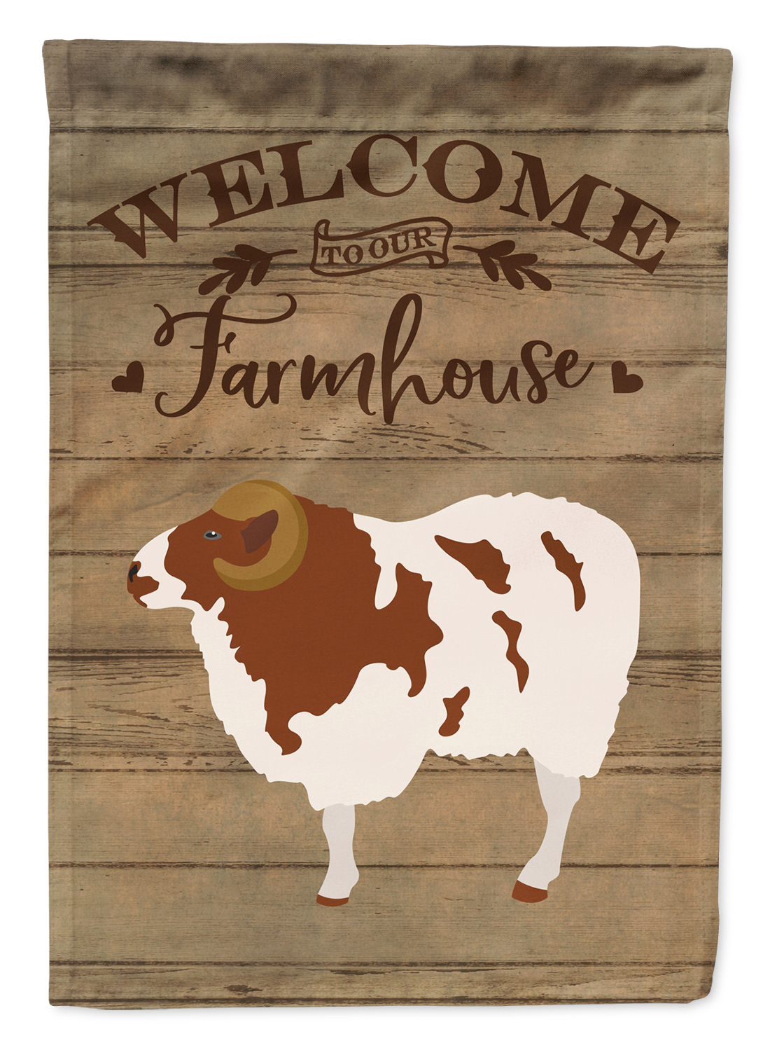 Jacob Sheep Welcome Flag Canvas House Size - Walmart.com - Walmart.com