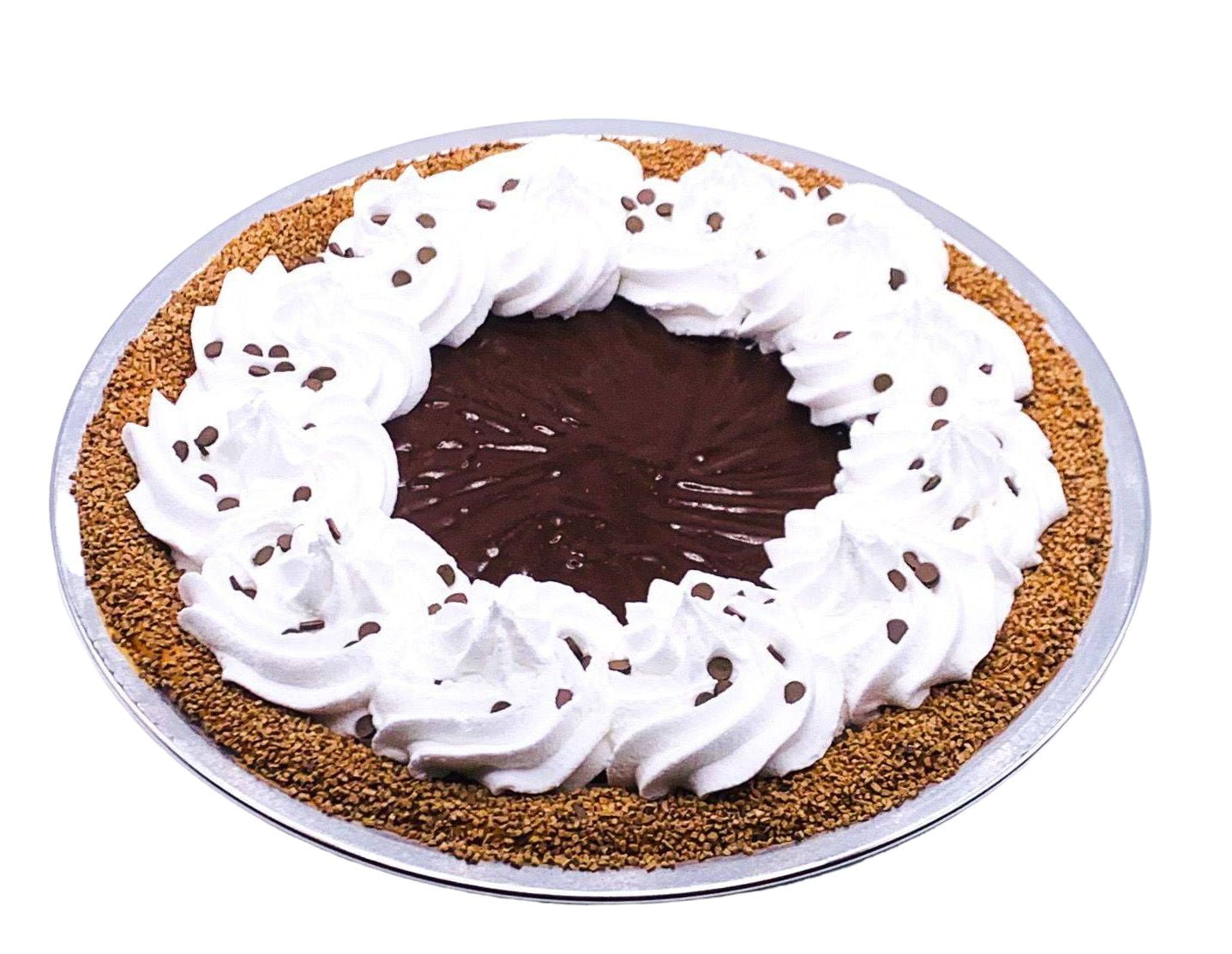 DEZICAKES Fake Pie Chocolate Cream Pie Prop Decoration Dezicakes Fake ...