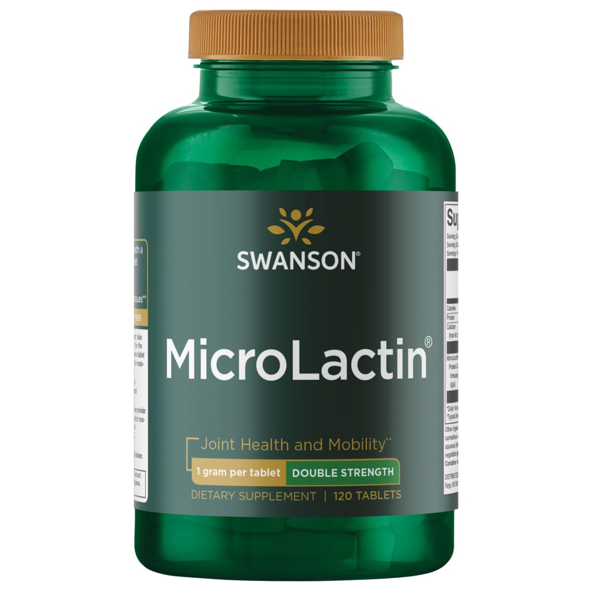 Suplemento Swanson Microlactin Double Strength 1000 mg 120 tabletas ...
