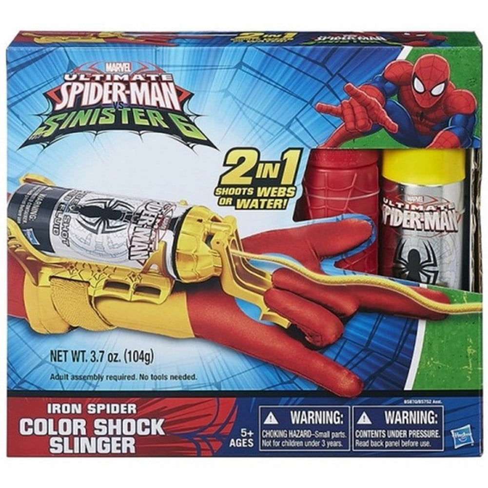 Ultimate Spider-Man Sinister 6 Iron Spider Color Shock Slinger ...