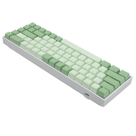 Mechanical Keyboard, Triple Modes Quick Response Cool 68 Key Keyboard ...