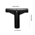 5Pcs Trampoline Enclosure Poles End Caps T Shaped Pipe Sleeve Quick ...