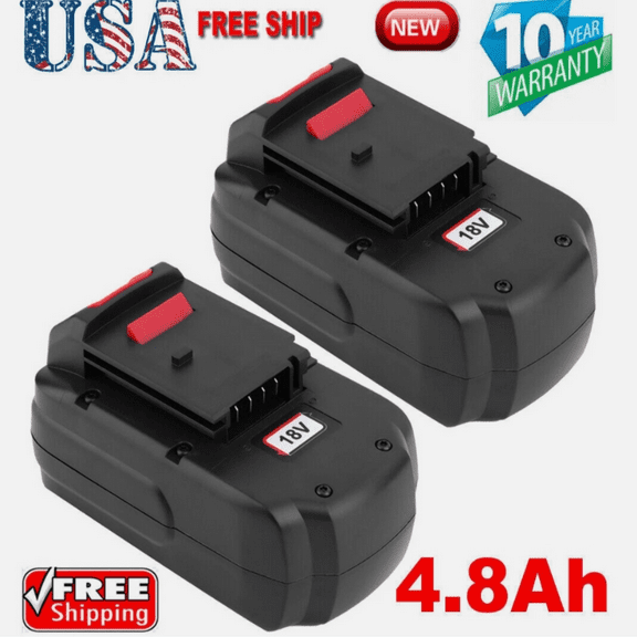 PORTER CABLE 18-Volt Ni-Cad Battery, PC18B - Walmart.com