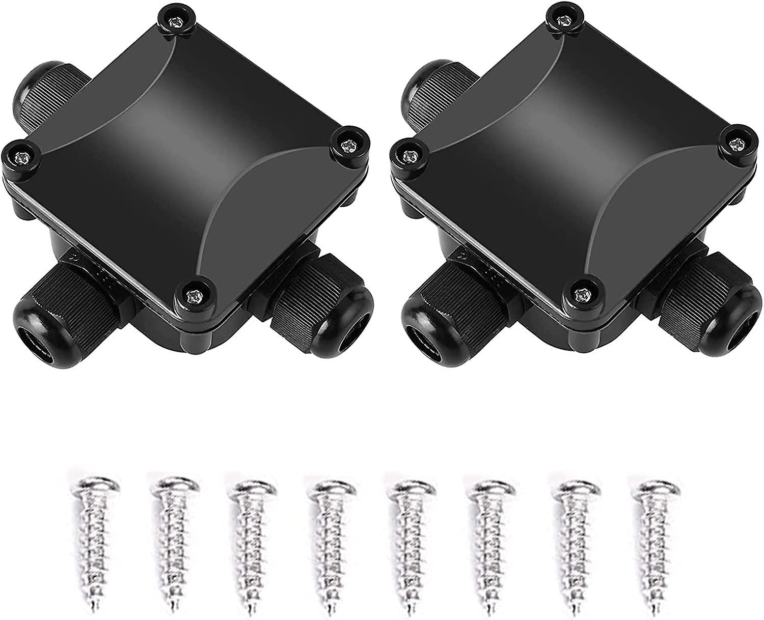 Caja de conexiones eléctricas a prueba de agua IP68, conectores de Cable de 3 vías, caja de ...