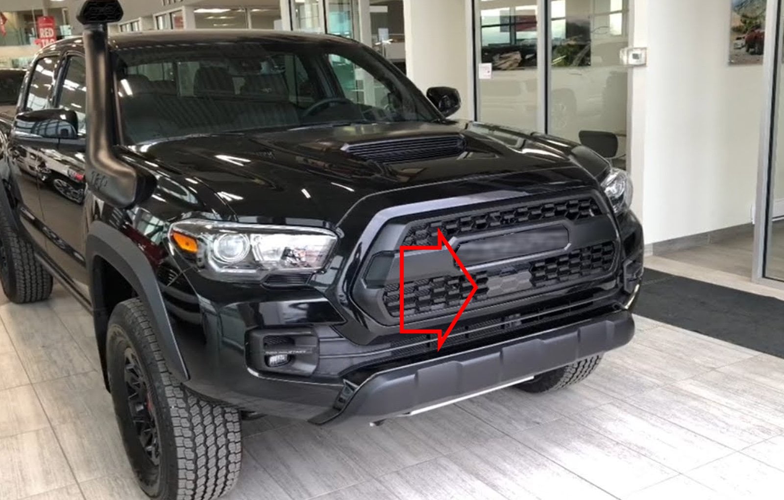 Toyota Tacoma TRD PRO Front Grill Garnish Radiator TSS Sensor Cover ...