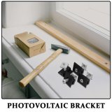 Homoyoyo 4Pcs Black Adjustable Solar Panel Mount Brackets with Screws ...