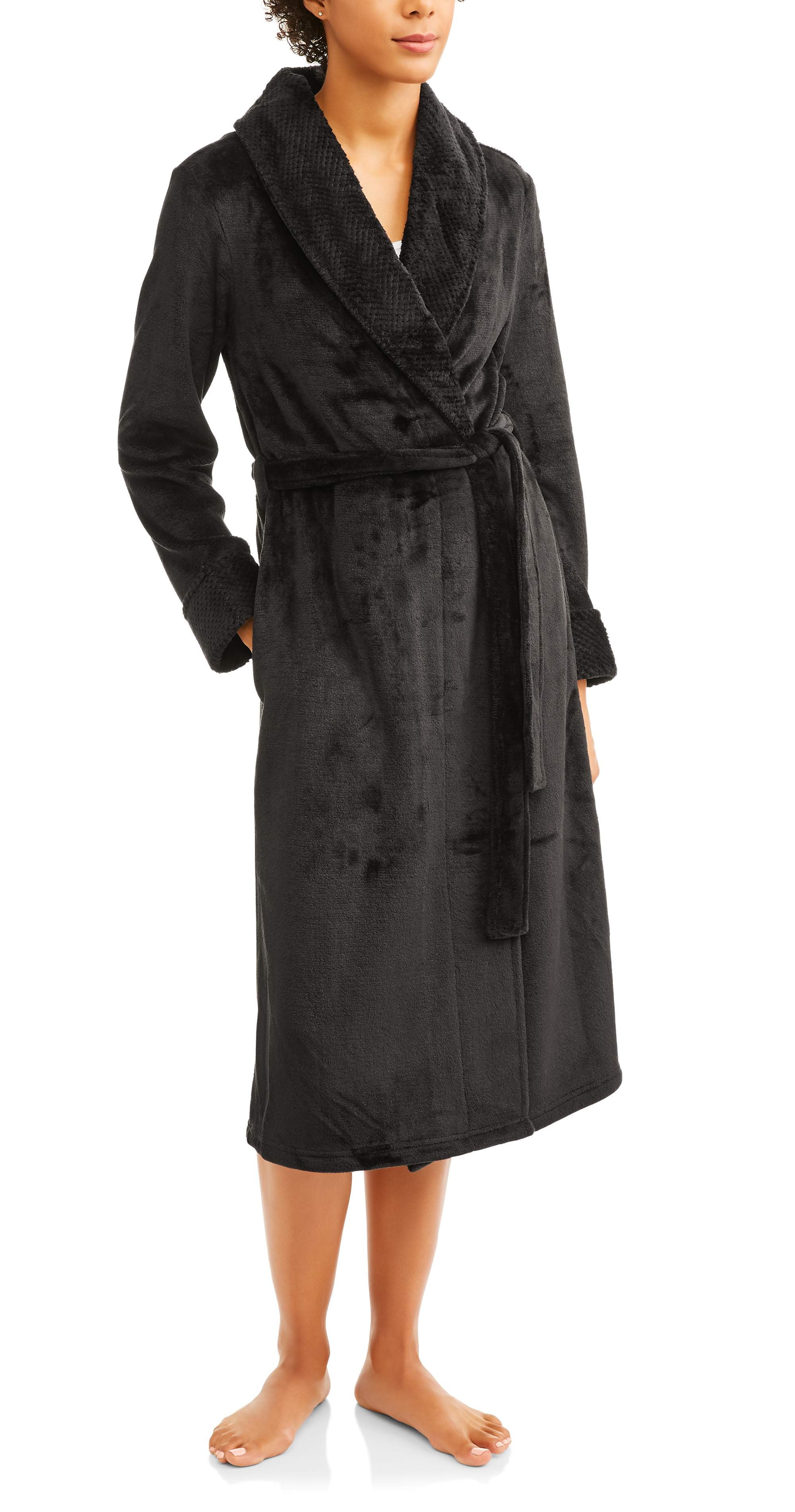 Women's Super Minky Plush Sleep Robe - Walmart.com