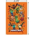 Minecraft - Funtage Wall Poster with Push Pins, 22.375" x 34" - Walmart.com