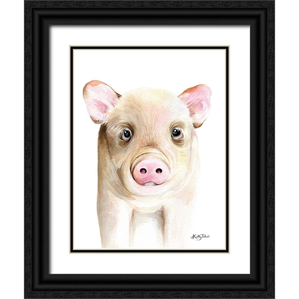 Talent, Kelley 19x24 Black Ornate Wood Framed with Double Matting ...