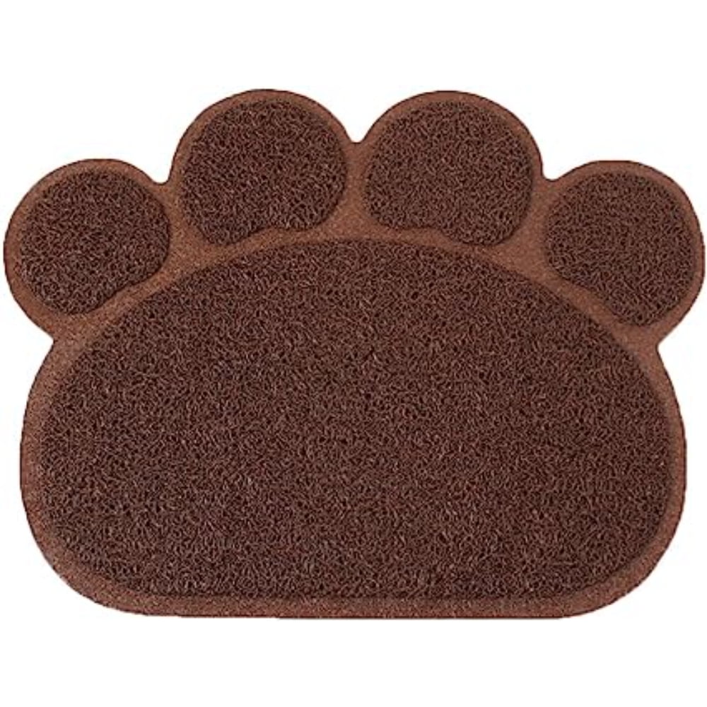PEACNNG Footprints Pet Litter Mats, Footprint Toilet Mat, Table Mat ...