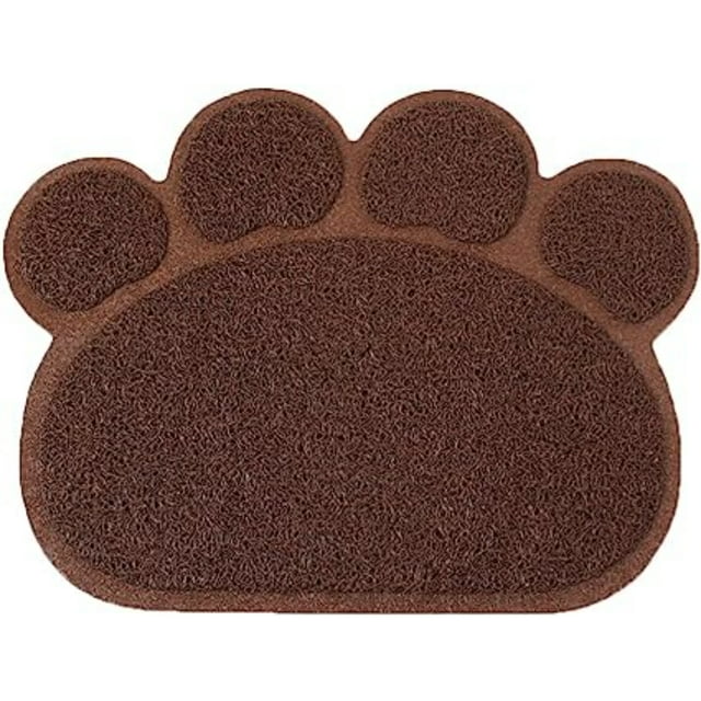 PEACNNG Footprints Pet Litter Mats, Footprint Toilet Mat, Table Mat ...