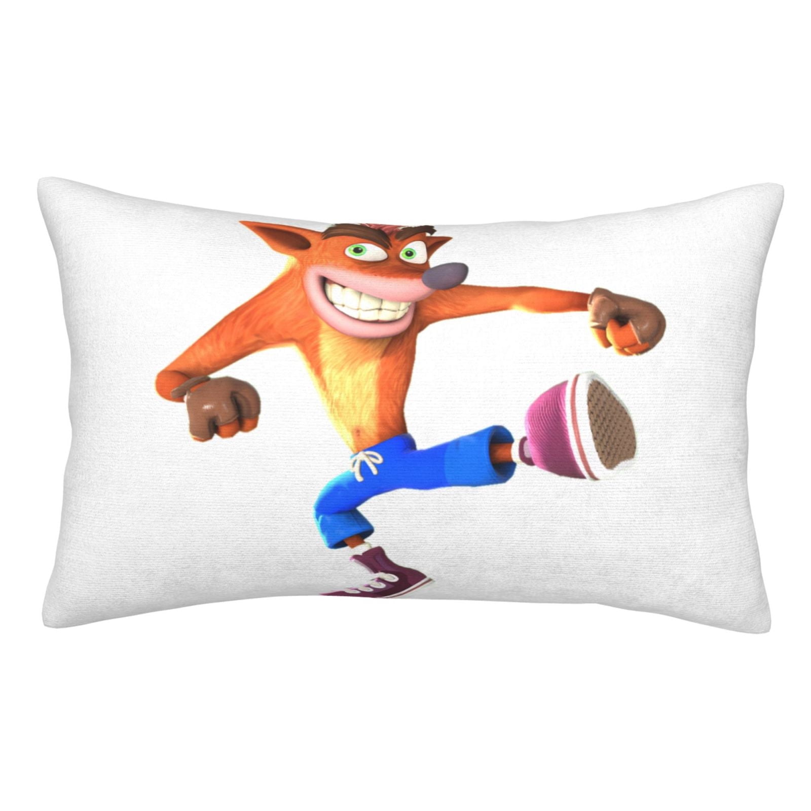 Crash Bandicoot Pillowcases, Super Soft and Cozy Fuzzy Pillow Cases ...