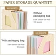 Wood Paper Storage Organizer, Slope Design Paper Storage Shelf For ...