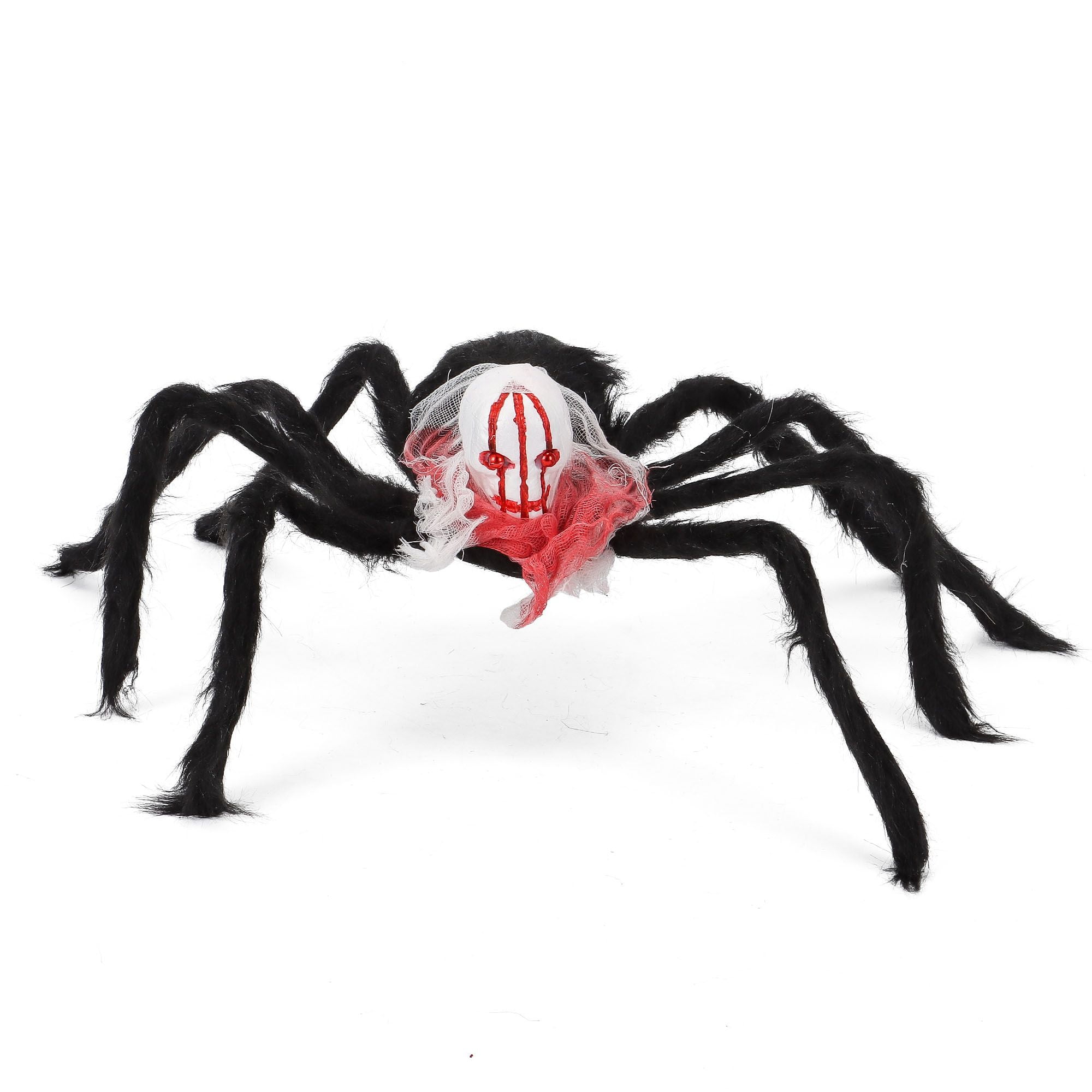 Spencer Halloween Giant Spider Decorations Scary Hairy Skull Spider ...