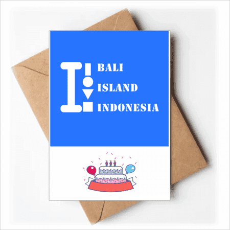 bali island indsia art deco fashion Happy Birthday Greeting Cards ...