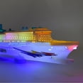Electric Ocean Liner Cruise Ship Toy Flashing Musical Kids Educational ...
