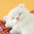 MeetYTOYS Sleeping Cats Toy, 6.7-Inch Realistic Sleeping Plush ...