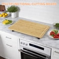 Wooden Stove Top Cover Board, 30x21 Inch Large Multi-Purpose Cutting ...