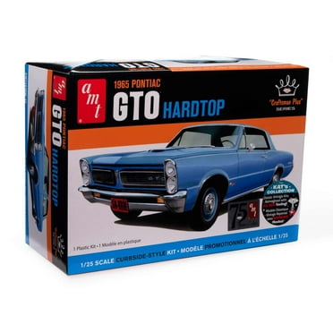 AMT Classic Model Kit - 1965 Pontiac GTO Plastic Car Build - 2-in-1 Kit ...